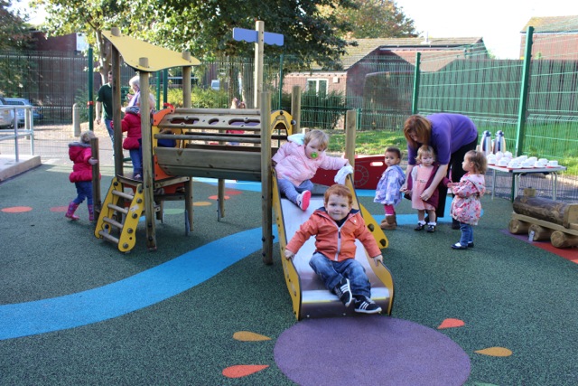 Children jump for joy as new community play area opens | The Mersey ...
